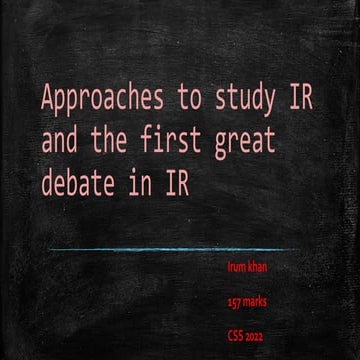 Approaches to study IR and the first great.pptx