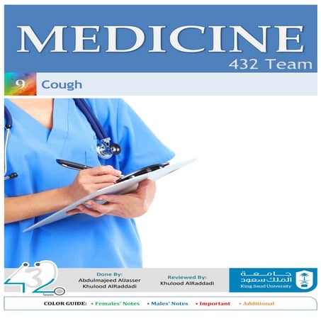 Approach patient with cough | PDF