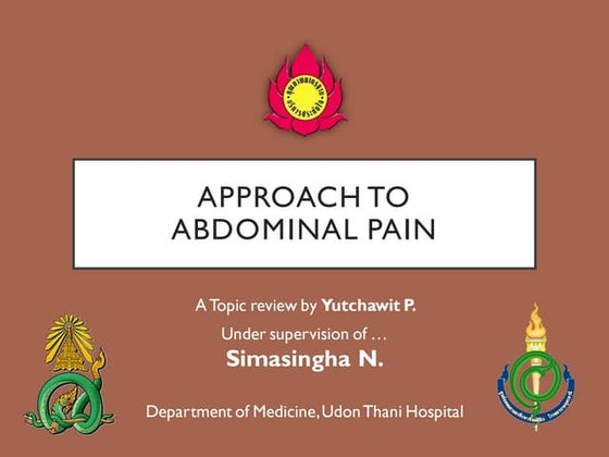 Acute abdomen power point presentat.pptx | Digestive Disorders ...