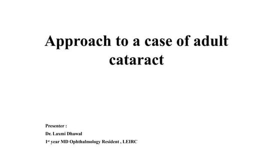 Cataract | PPT