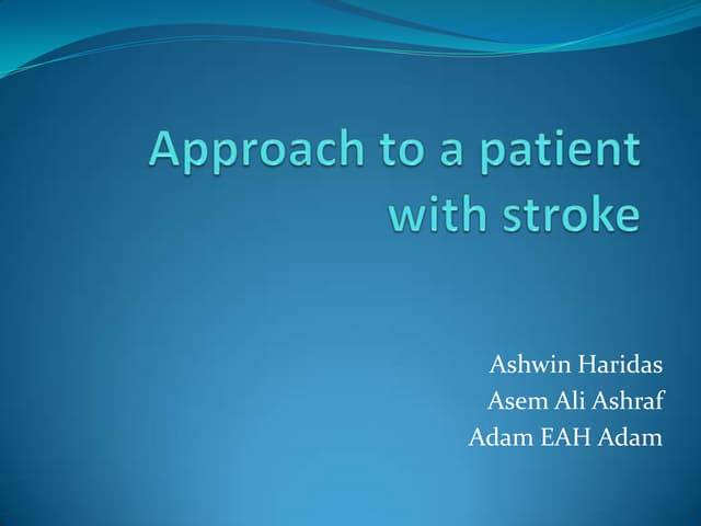 Stroke | PPTX