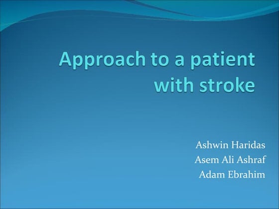 Be stroke smart 12.11.14 1900 | PPTX