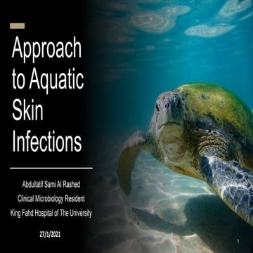 Approach to Aquatic Skin Infections | PPTX