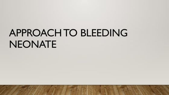 Disseminated intravascular coagulation ppt | PPT