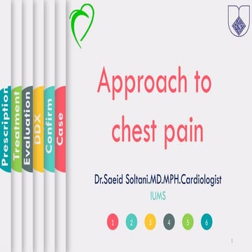 Approach to Chest pain in cardiology .pptx