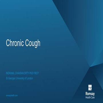 Approach to Chronic Cough | PDF