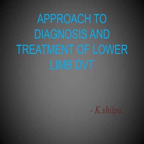 Homan’s Sign for DVT.pptx