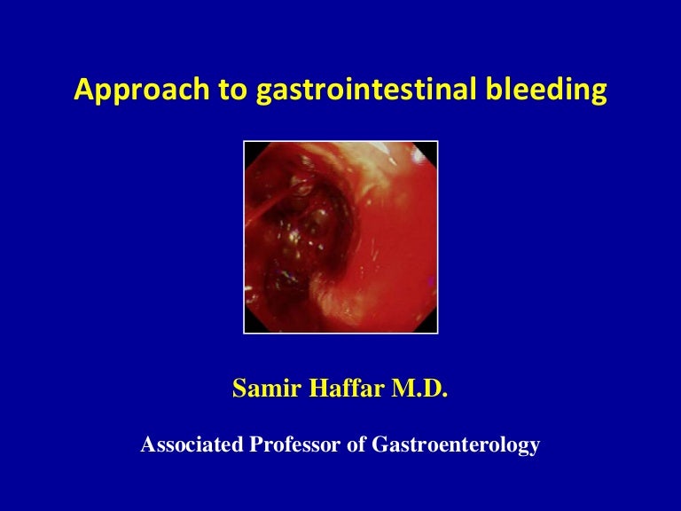 Gastrointestinal Bleeding