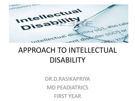 Intelectual disability | PPTX | Brain and Nervous System Disorders ...