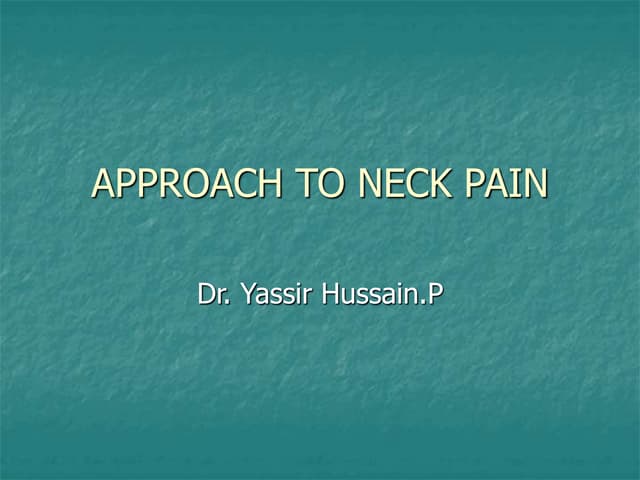 Neck & trunk rom measurement | PPT