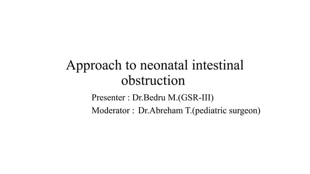 neonatal intestinal obstruction.ppt