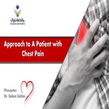 Approach to patient with a chest pain | PDF