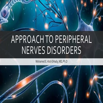 Comprehensive approach to peripheral nerves disorders | PPTX