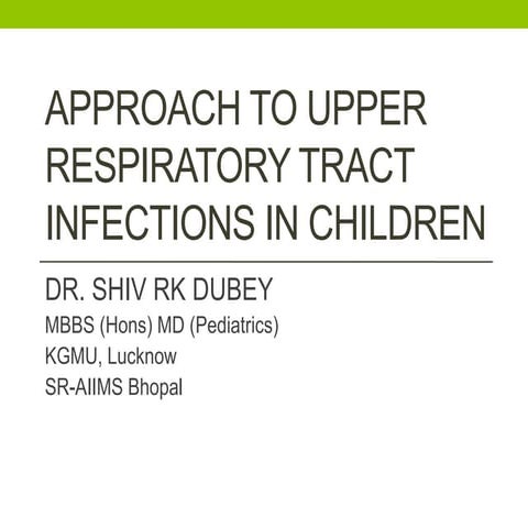 Approach To Urti Ppt