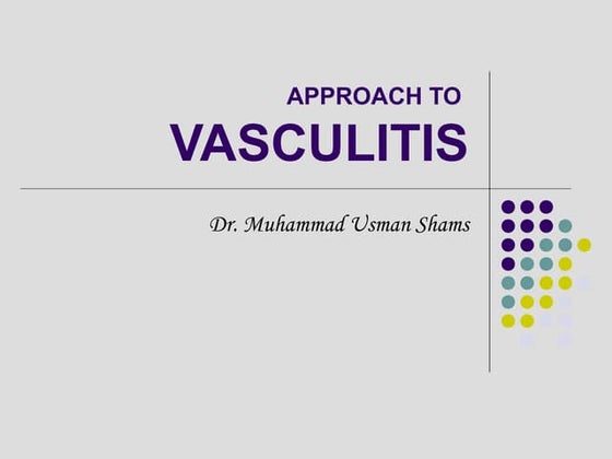 Childhood Vasculitis pathology & Pathogenesis | PPTX