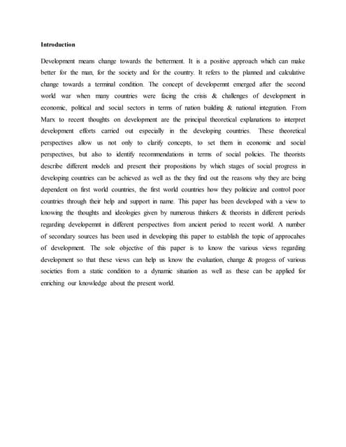 Basic needs approach | PPTX