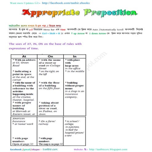 Appropriate preposition by tanbircox | PDF