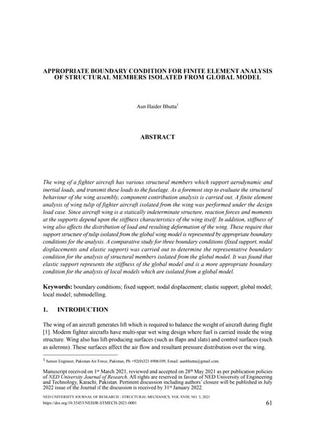 FE Based Crash Simulation of Belly Landing of a Light Transport ...