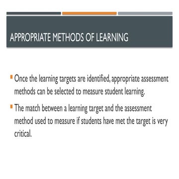 Appropriate Methods of learning.pppppptx | PPTX
