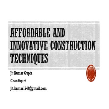 APPROPRIATE AND INNOVATIVE TECHNOLOGy options | PPT