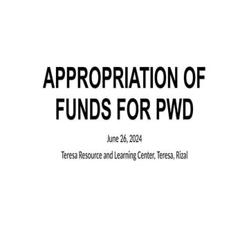 Appropriation of Local Funds for PWD.pptx