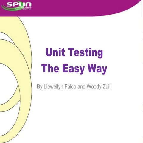 Unit Testing the Easy Way | PDF