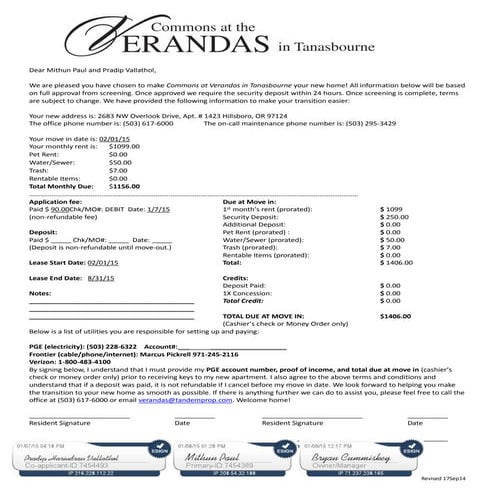 Tenantify Sample Verification Report | PDF