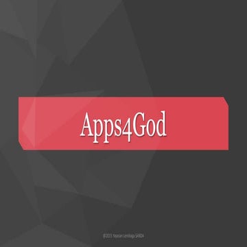 Apps 4 God | PPT