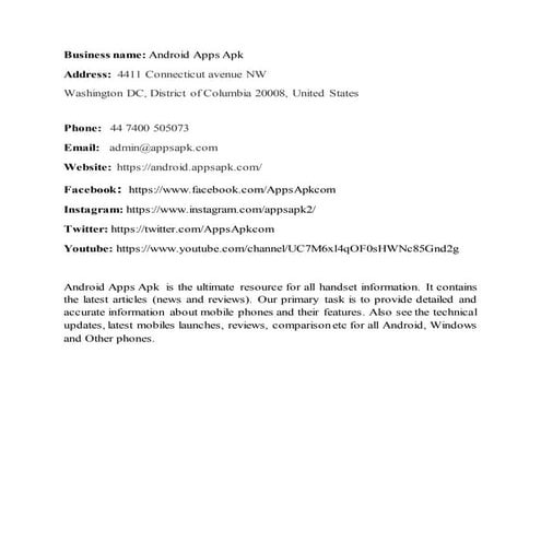 Android Apps Apk | DOCX
