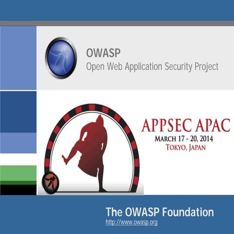 OWASP AppSec APAC 2014 | PPT