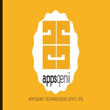 AppsGenii Technologies - Software Development Company | PPTX