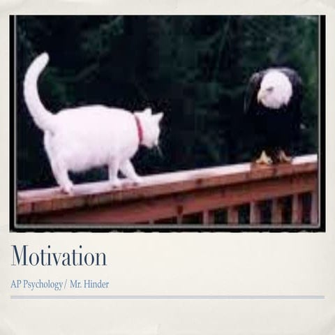 Ap psych motivation | PPT