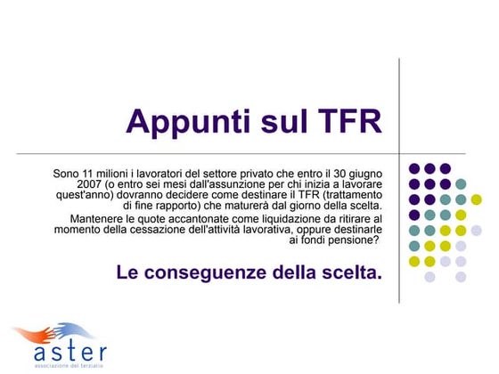 Tfr in busta paga QuIR | PDF | Business and Finance