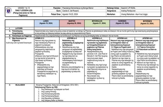 Daily Lesson Log for ARALING PANLIPUNAN 6_Q2_W8.docx