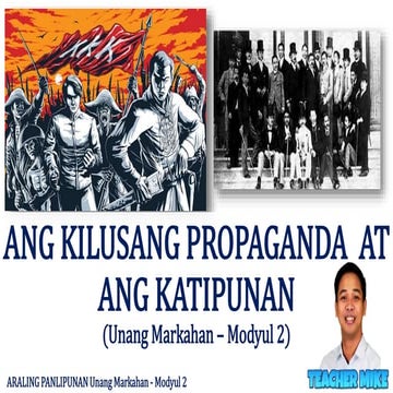 AP Q1 Wk2 ANG KILUSANG PROPAGANDA AT ANG KATIPUNAN.pptx