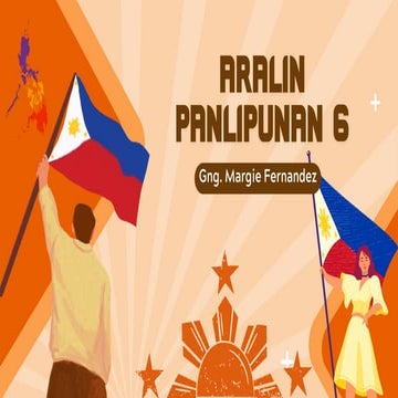Araling panlipunan 6 Q2 WK8 D2 - Nasusuri ang pakikibaka ng mga ...