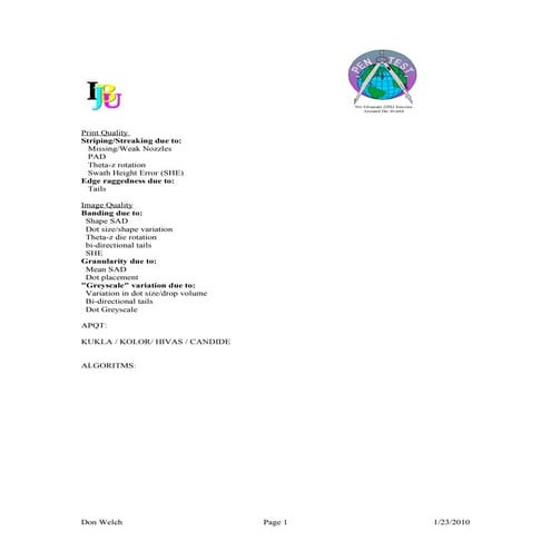 Apqt Vision Algorithms | DOC