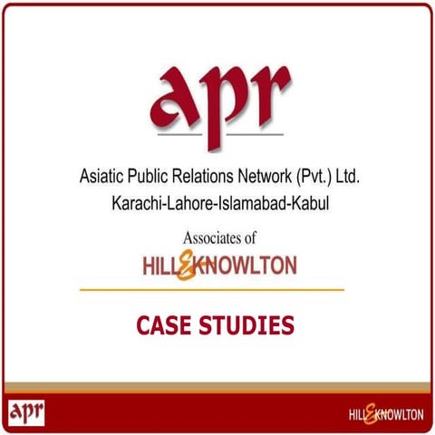 Apr case studies | PPT