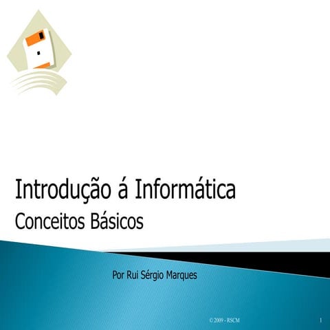 Introdução à Informática - Apresentação Inicial | PPT