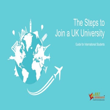 The Steps to Join a UK University | PDF