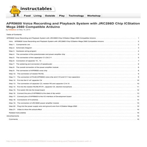 Apr9600 voice-recording-and-playback-system-with-j | PDF