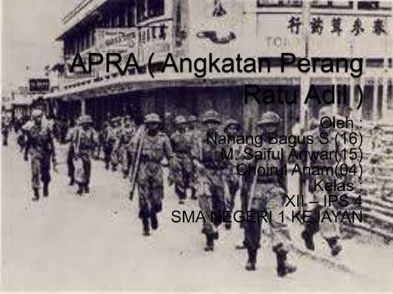 Angkatan Perang Ratu Adil | PPT