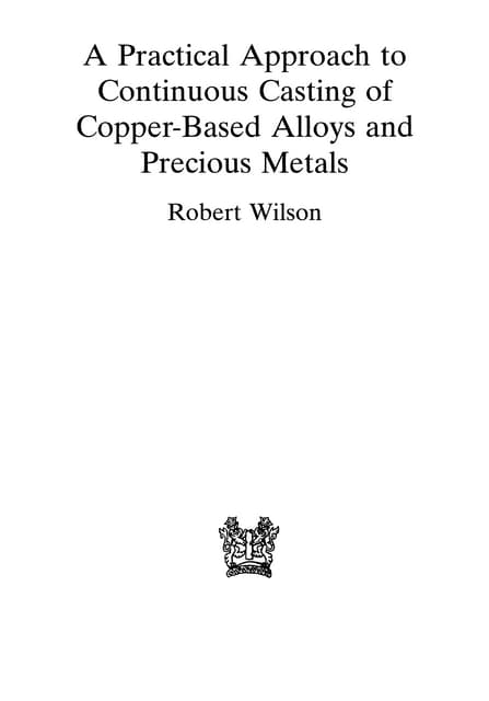 Copper continuous casting | PDF