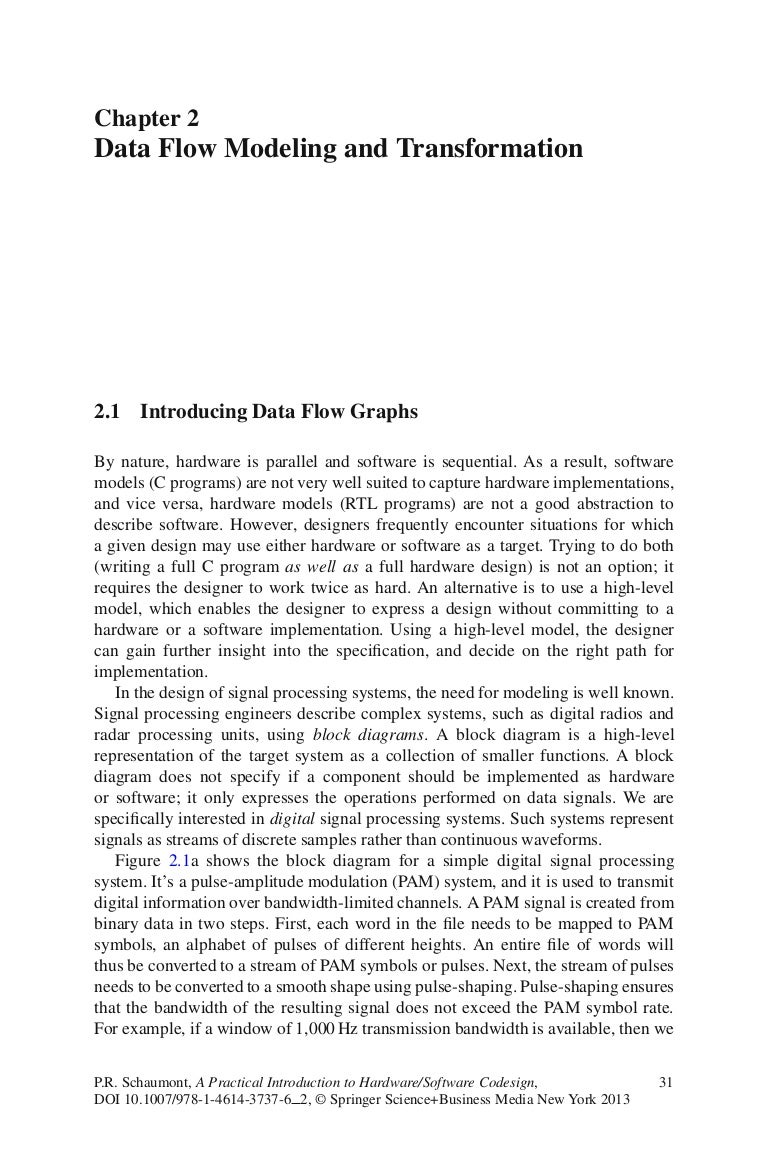 A Practical Introduction To Hardware Software Codesign 2e 0817