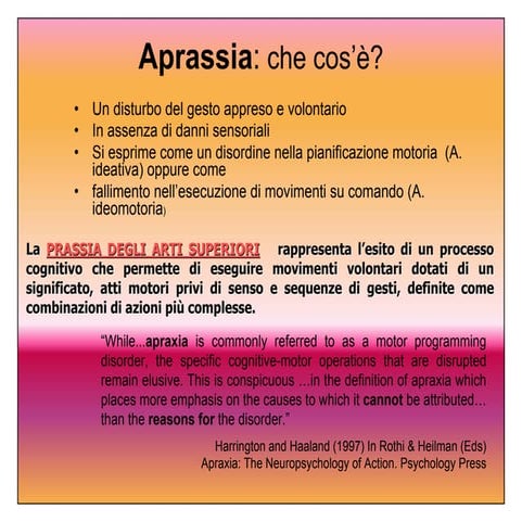 Aprassia Disprassia Pdf Brain And Nervous System Disorders