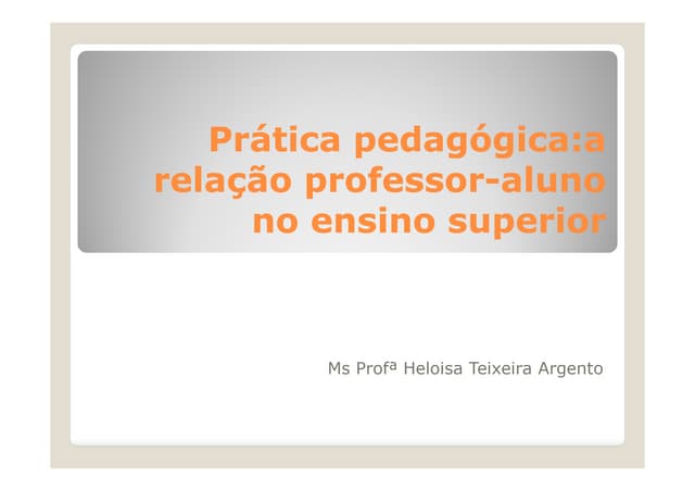 Oficina O Perfil Do Professor