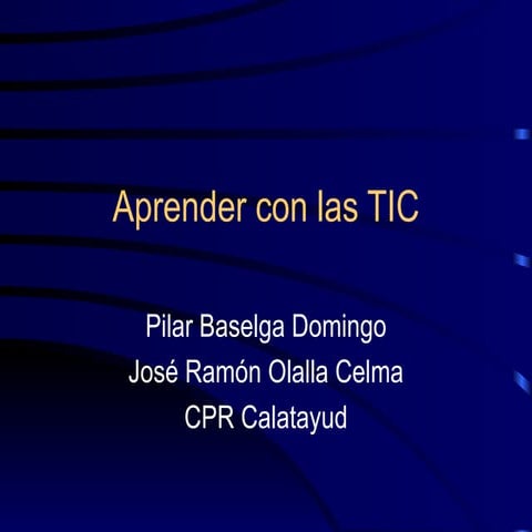Aprender con-las-tics- | PPT