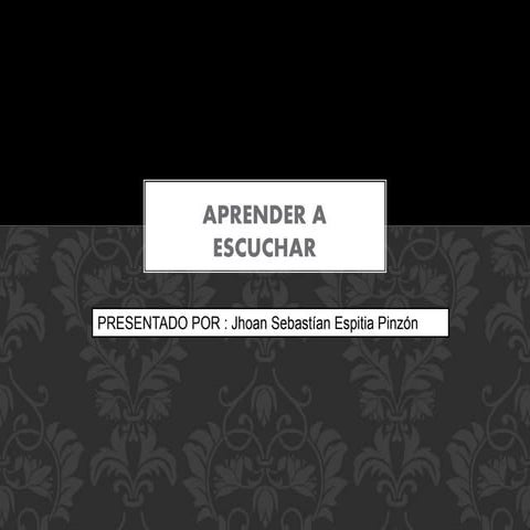 Aprender a escuchar | PDF