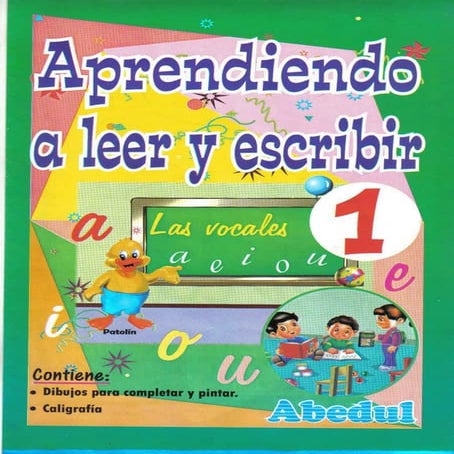 Aprendiendo a leer y escribir 1 | PDF