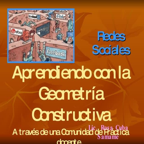 Aprendiendo con la geometria constructiva | PPT